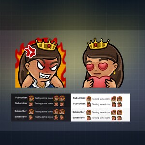 Queen Twitch Emotes: Rage, Love, Hype + More (digital Download) - Etsy