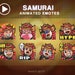 8X ANIMATED Samurai Twitch Emotes - ANIMATED Twitch Emotes - Etsy