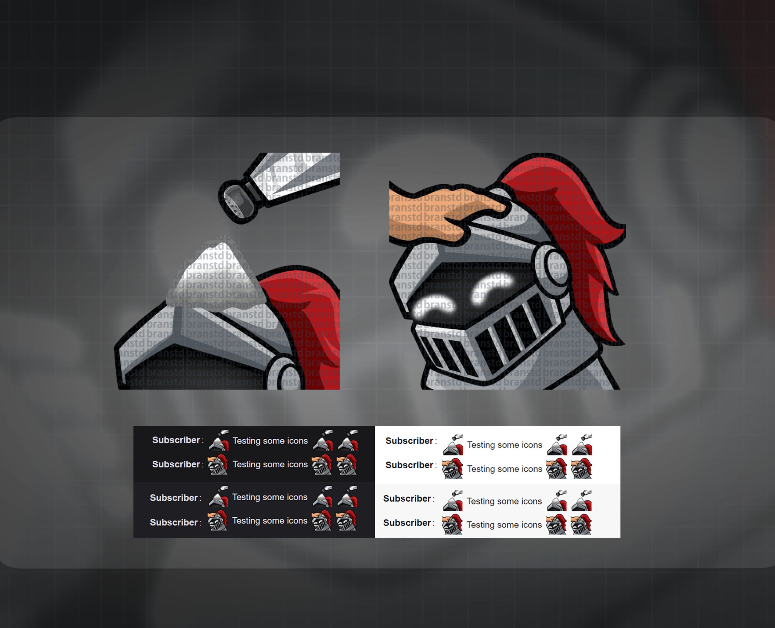 8x Knight Twitch Emotes Crusader Twitch Emotes Warrior - Etsy