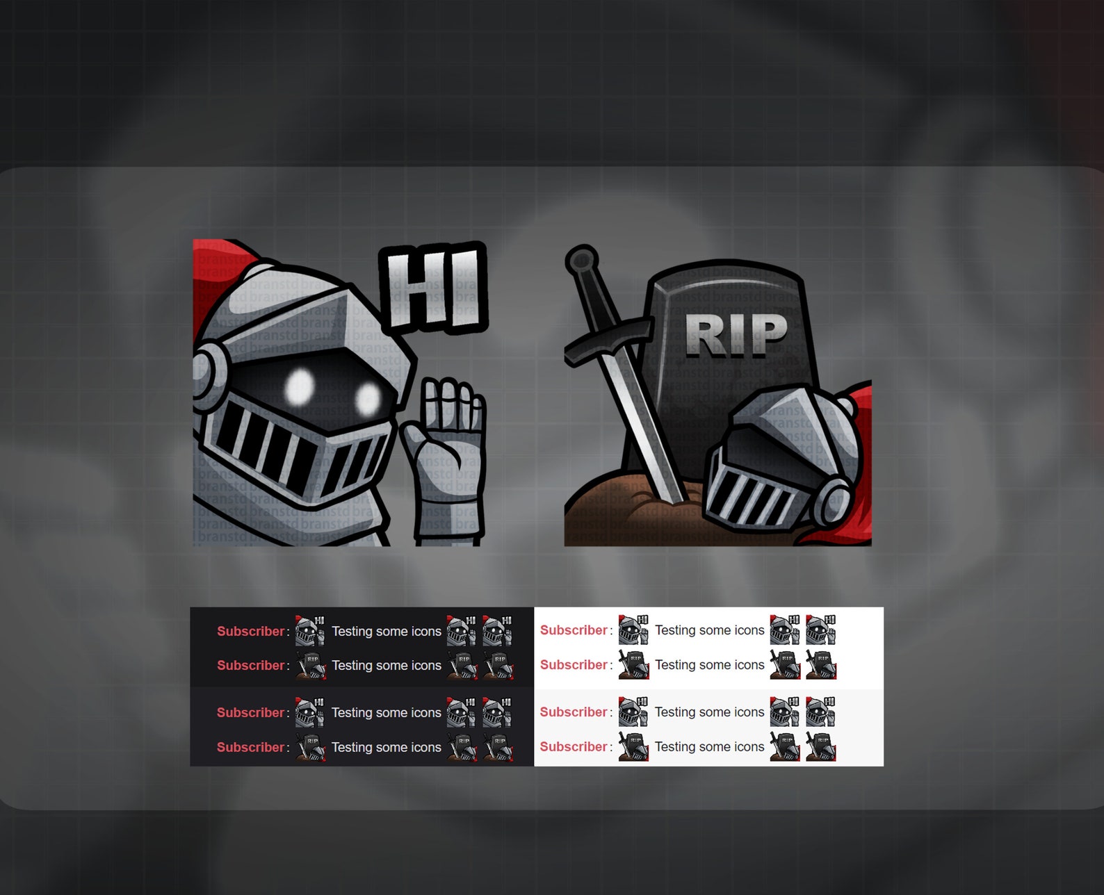 8x Knight Twitch Emotes Crusader Twitch Emotes Warrior Twitch Emotes - Etsy