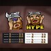 8x Viking Twitch Emotes Viking Twitch Emotes Warrior Twitch Emotes - Etsy