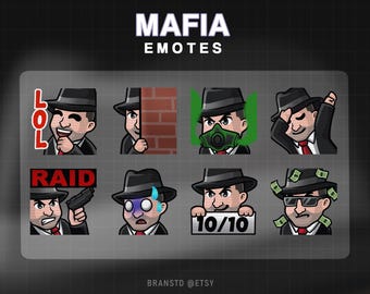 Chibi Mobster Emote, Chibi Gang Member Emote, Chibi Man Emote, Old ...