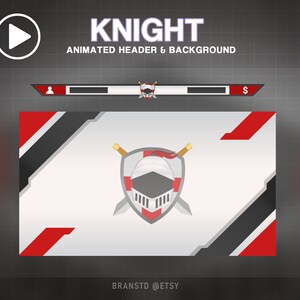 Knight Stream Pack - Stream Package - Knight Screens - Knight Twitch ...