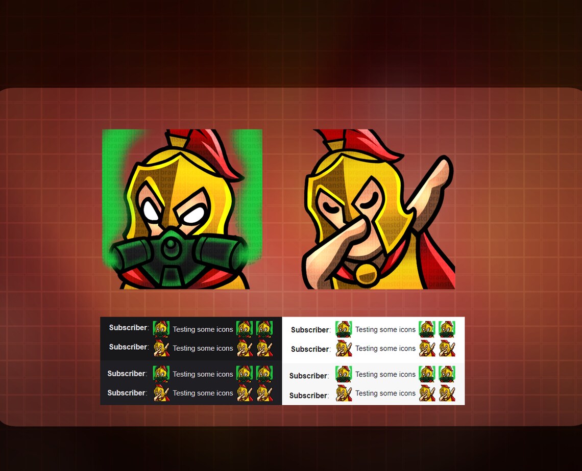 8x Spartan Twitch Emotes Sparta Twitch Emotes Warrior Twitch Emotes - Etsy