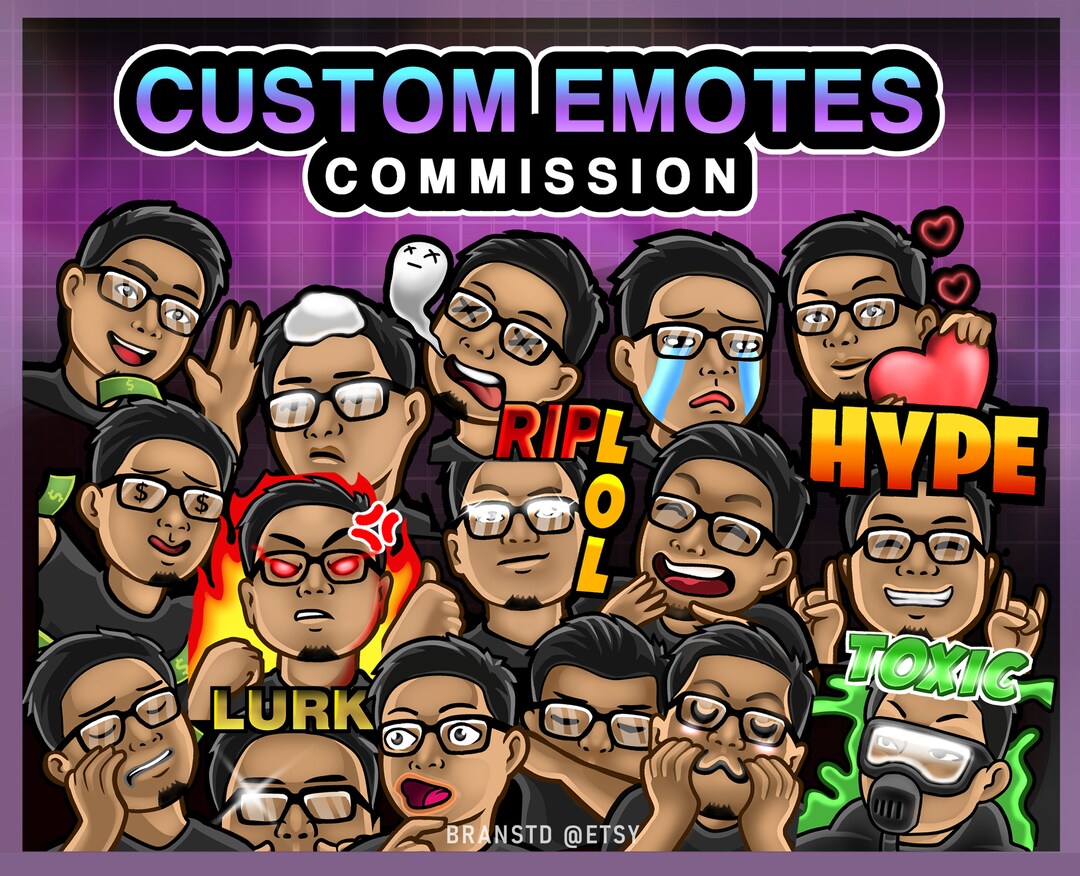 6x Twitch Emotes of Kangaroo Emotes Custom Emotes - Etsy
