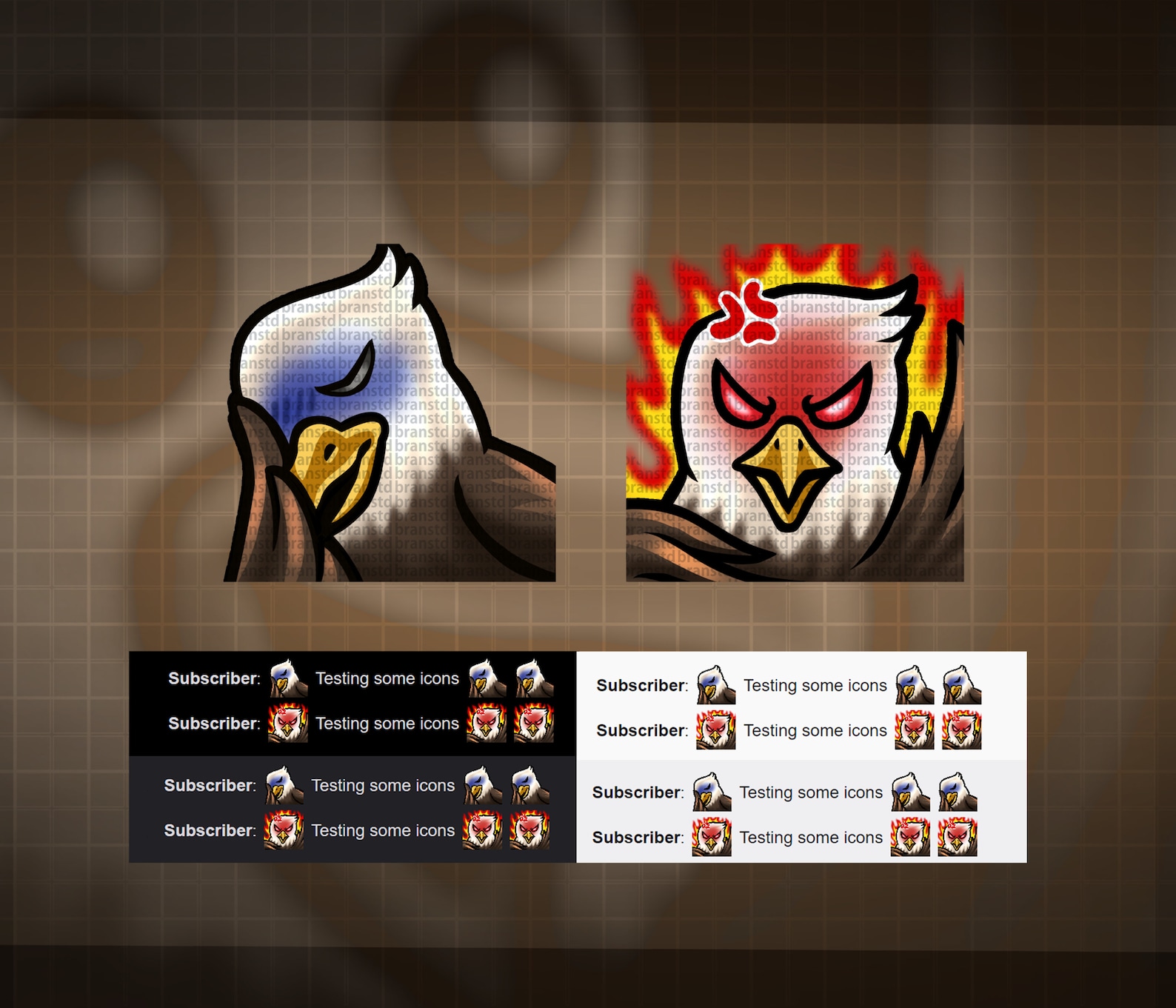 6x Eagle Emotes - Eagle Twitch Emotes - Twitch Emotes - Etsy
