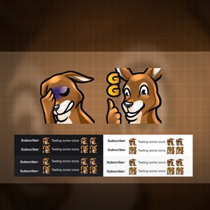 8 X Kangaroo Twitch Emotes - Kangaroo Twitch Emotes - Kangaroo Emotes ...