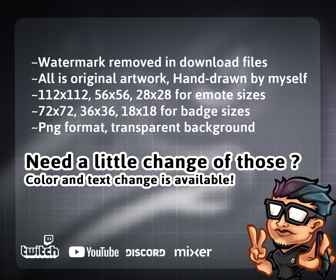 6x Raven Emotes Raven Emotes Twitch Emotes - Etsy