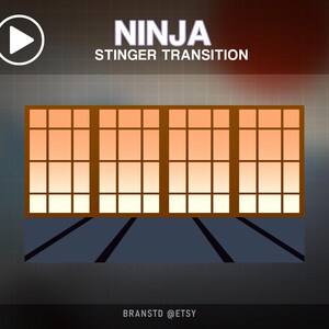 Ninja Stream Package: Animated Twitch Overlay Screens (digital Download ...