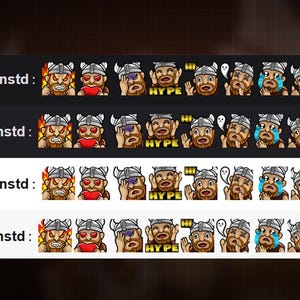 Twitch Emotes Mega Pack - Viking Emotes - Etsy