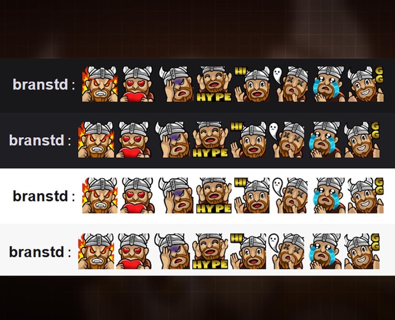 Twitch Emotes Mega Pack - Viking Emotes - Etsy