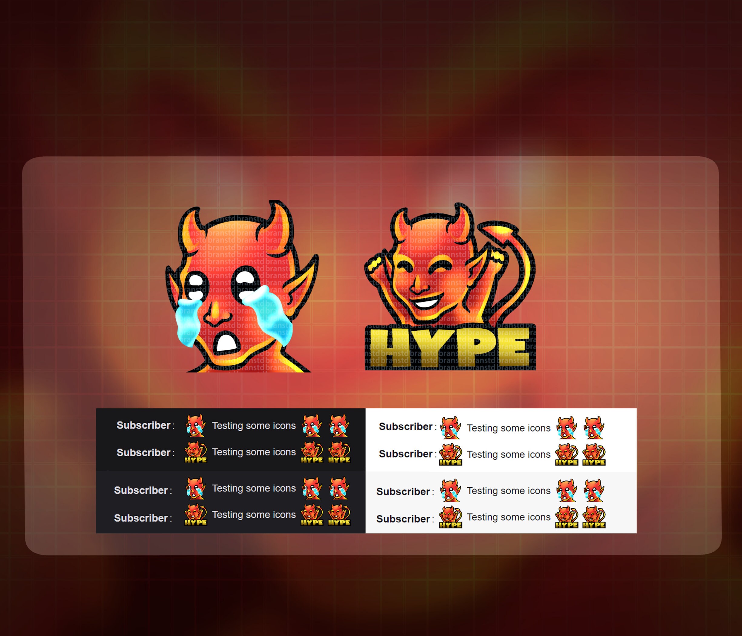 8x Devil Twitch Emotes - Devil Twitch Emotes - Devil Twitch Emotes - Etsy