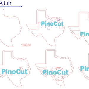 Texas SVG, 3D Layered Tropical Texas Sign, Laser Cut Files, Dxf-ai-pdf ...
