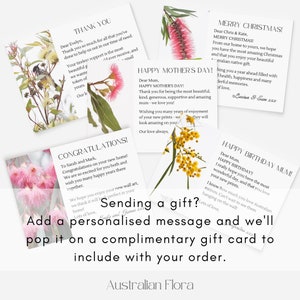 Australian Native Flowers Set of 3 Prints | Australian Housewarming ...