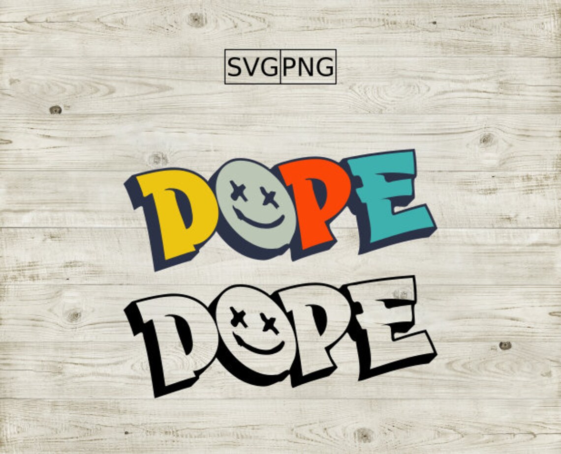 Dope Smiley Face Sign Logo Emblem Symbol Decal Sticker - Etsy