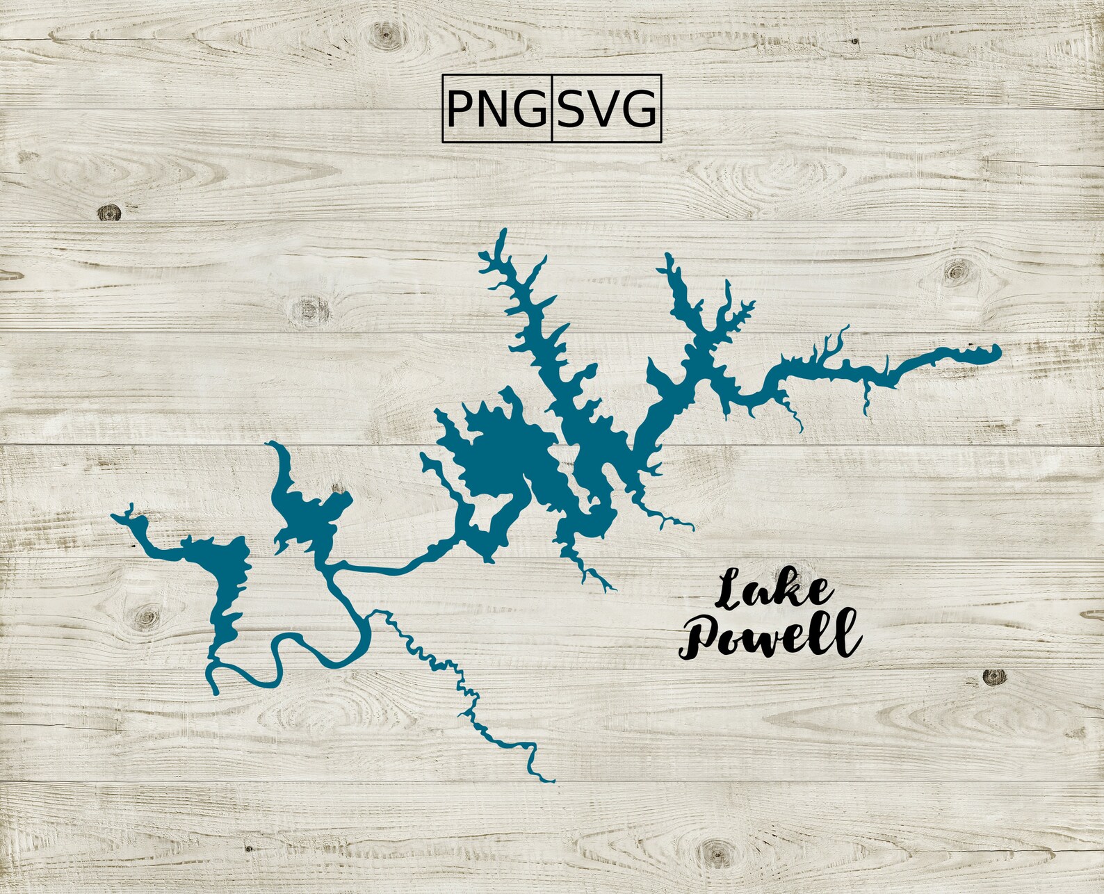 Lake Powell Clipart. Design for Print and Cut - Etsy