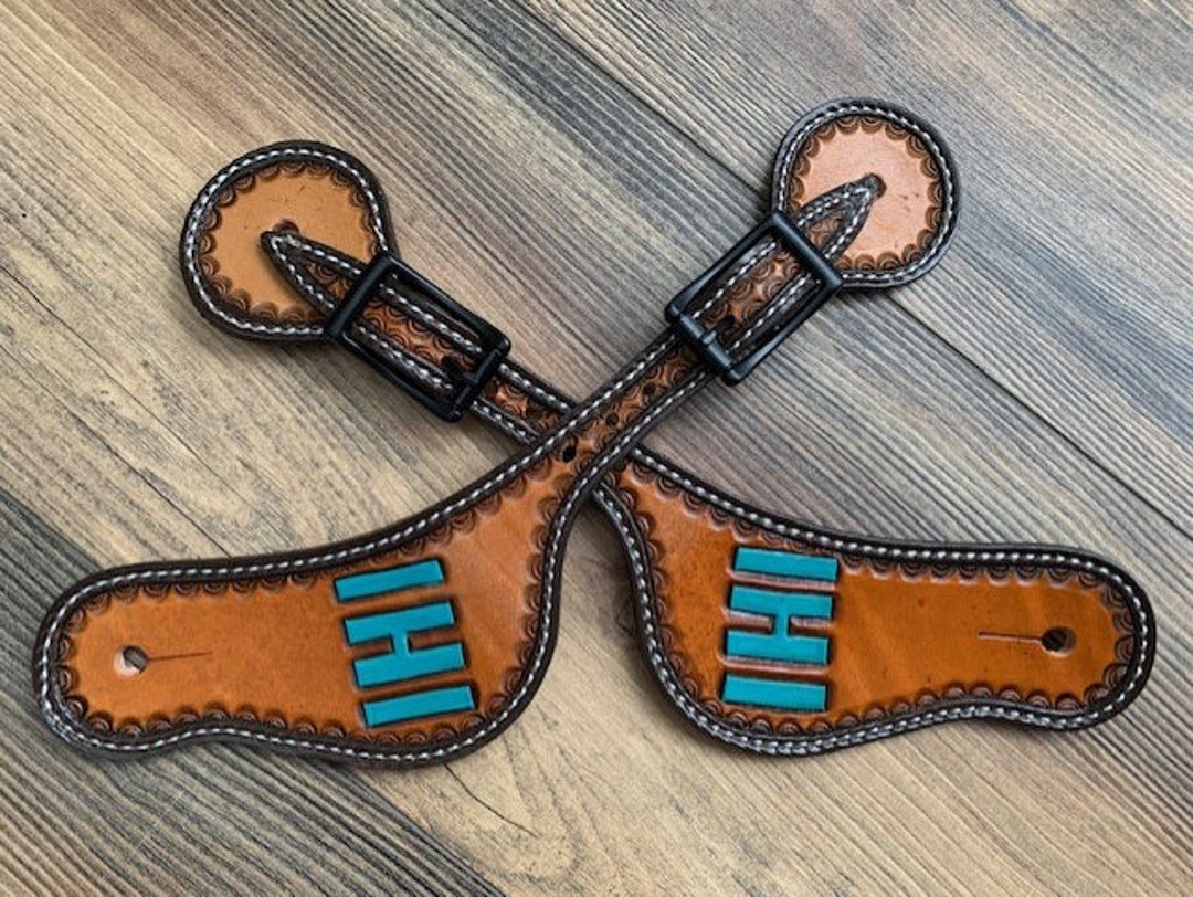 Youth Spur Straps / Spur Straps for Kids / Custom Leather Spur Straps ...