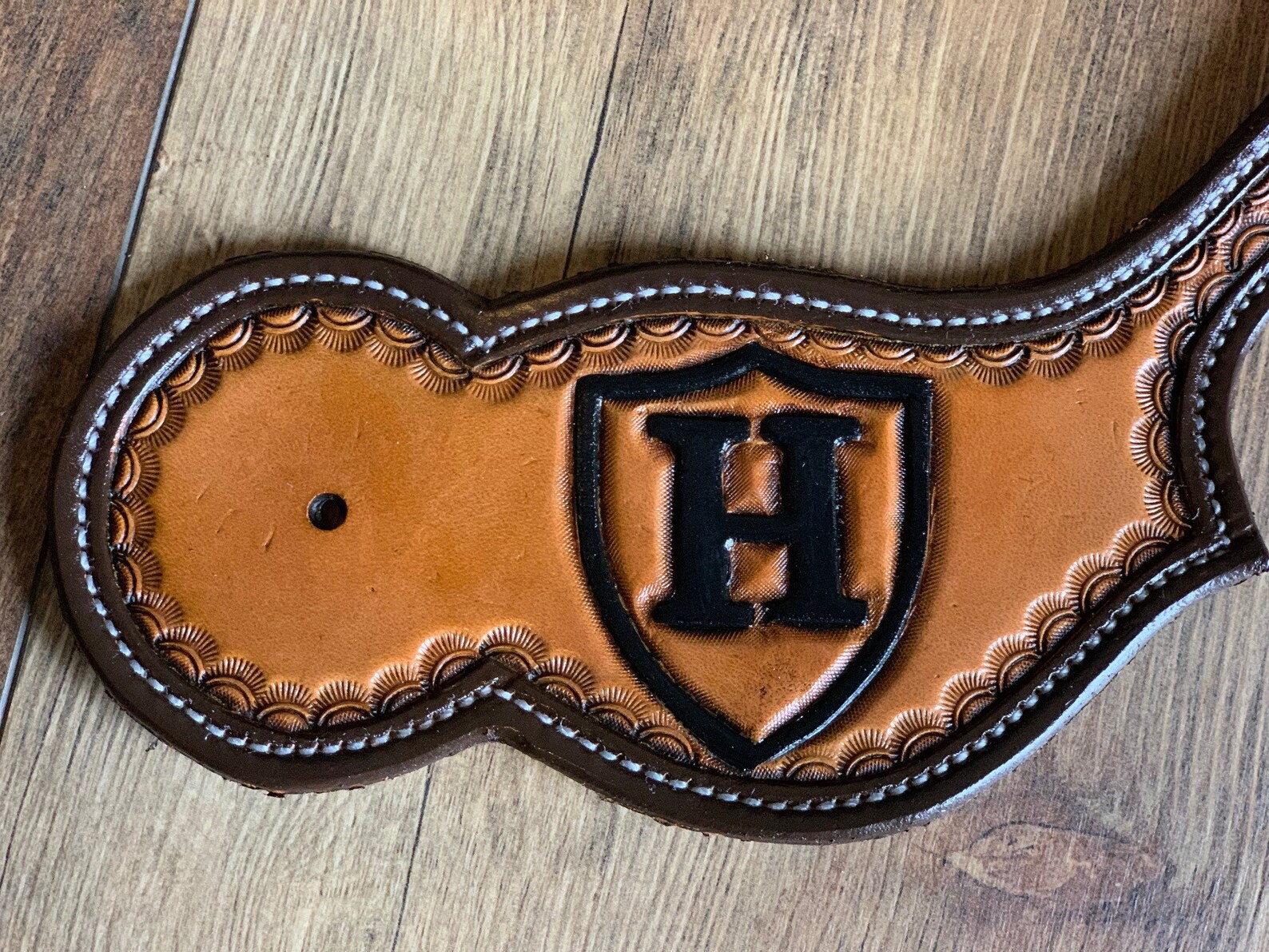 Hand Tooled Western Leather Spur Straps / Adult Size Spur Straps Tack ...