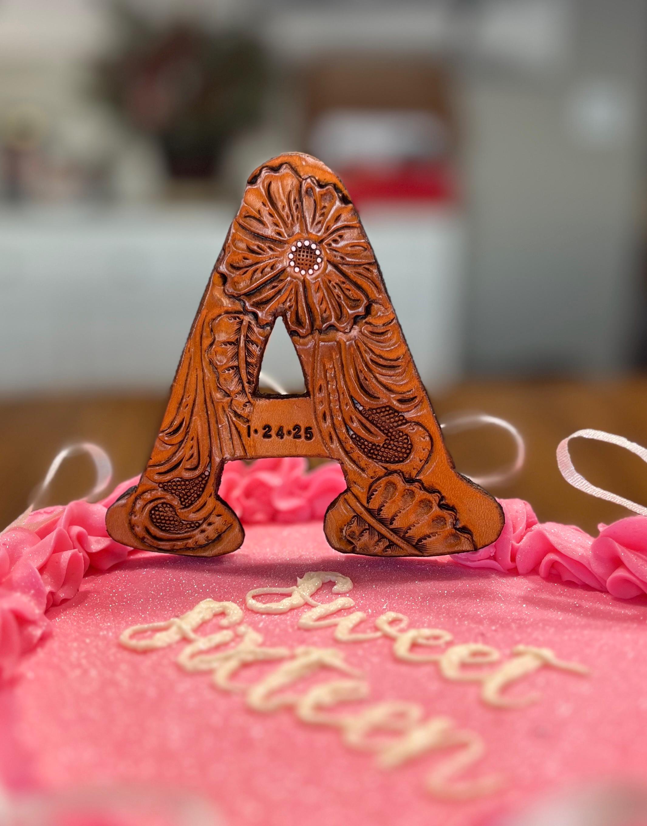 Leather Wedding Cake Topper - Etsy