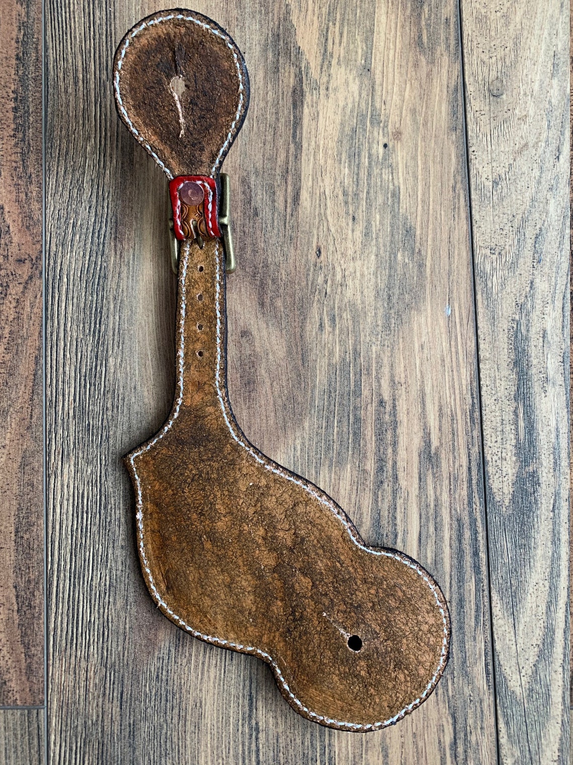 Hand Tooled Western Leather Spur Straps / Adult Size Spur | Etsy