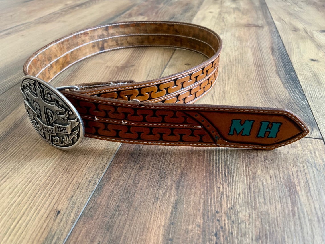 High Quality Leather Belt / Western Leather Belt / Handmade - Etsy