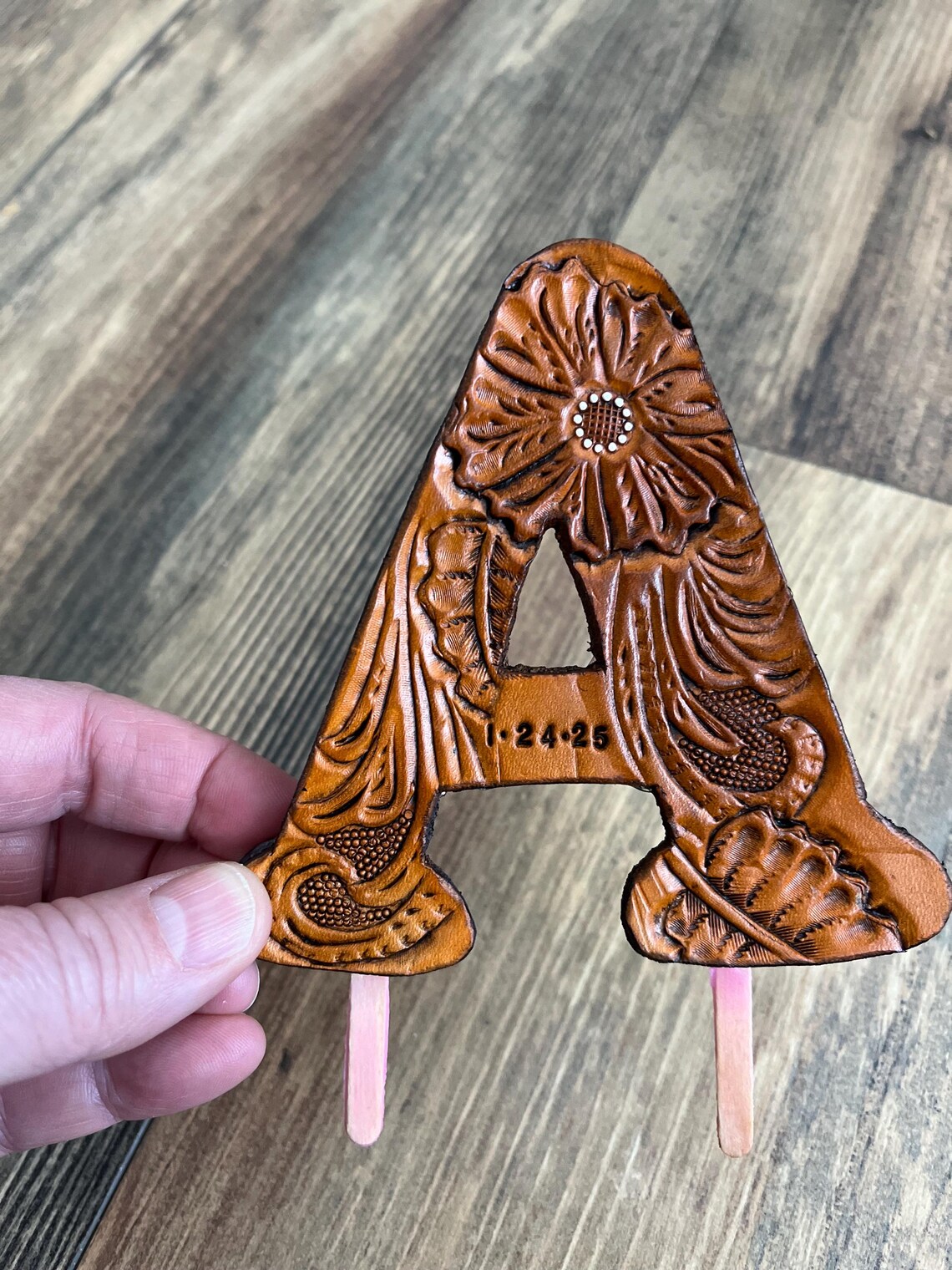 Leather Wedding Cake Topper - Etsy