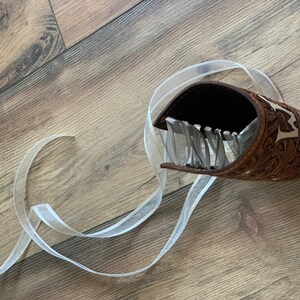 Wedding Bouquet Wrap / Leather Flower Wrap / Custom Wedding Bouquet ...