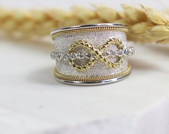 Diamond Infinity Band - Etsy