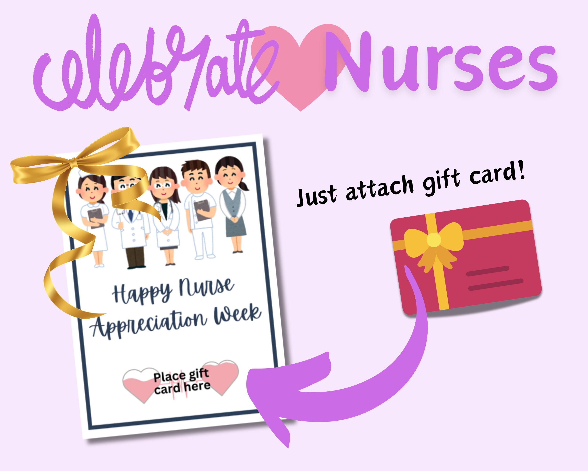 Nurse Appreciation Gift Card Holders, Gifts for Nurses, Gift Card ...