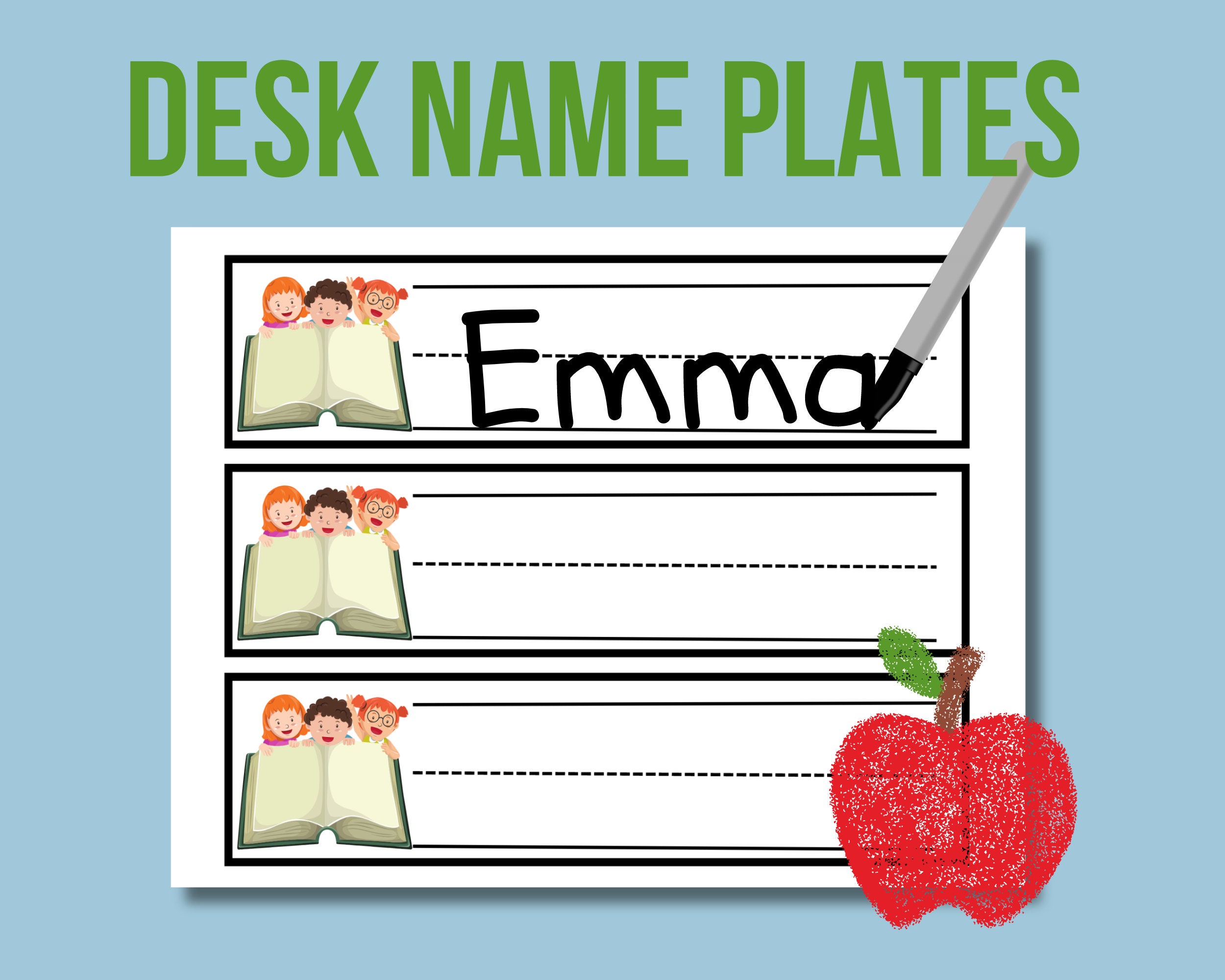 Digital Downoad, Printable Literacy Themed Labels for Classroom ...