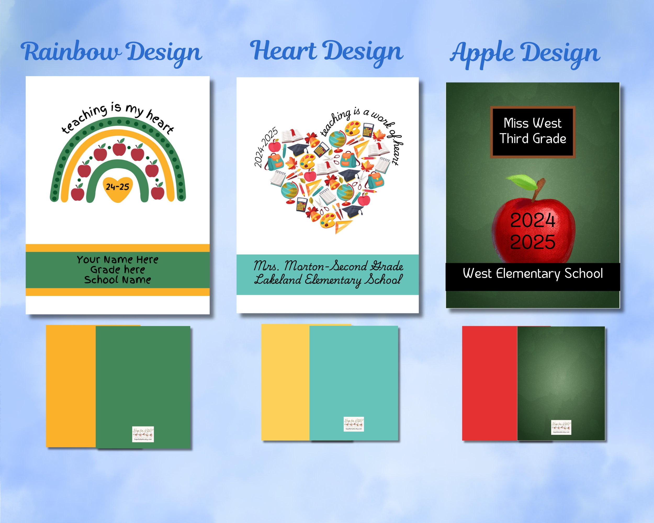 Personalized Teacher Planner Covers, Happy Planner Big, Happy Planner ...