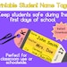 First Day of School Student Name Tags, Name Tags for Students - Etsy