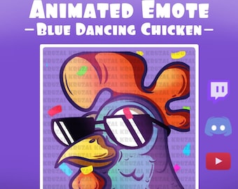 Twitch Animated Emote | Grey Crying Chicken Twitch | Sad Chicken ...