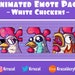 Twitch Animated Emote Dancing Chicken Emote Dance Chicken Roaster Emote ...