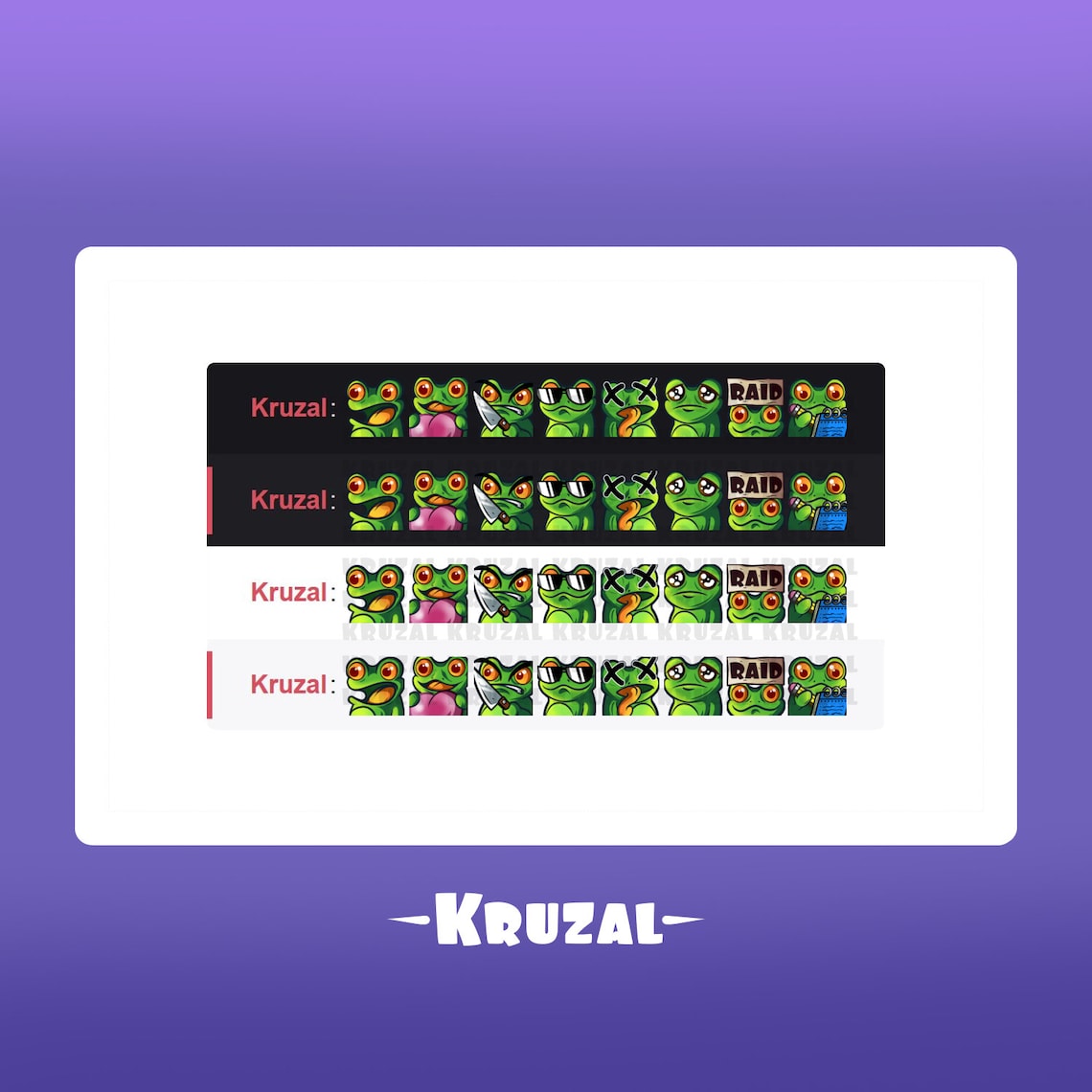 Frog Emotes X8 (+5) | Pack Emotes Twitch | Emote Twitch | Emote Discord ...
