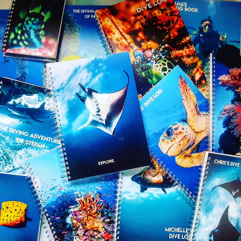 Custom Jellyfish Waterproof Dive Log - Etsy