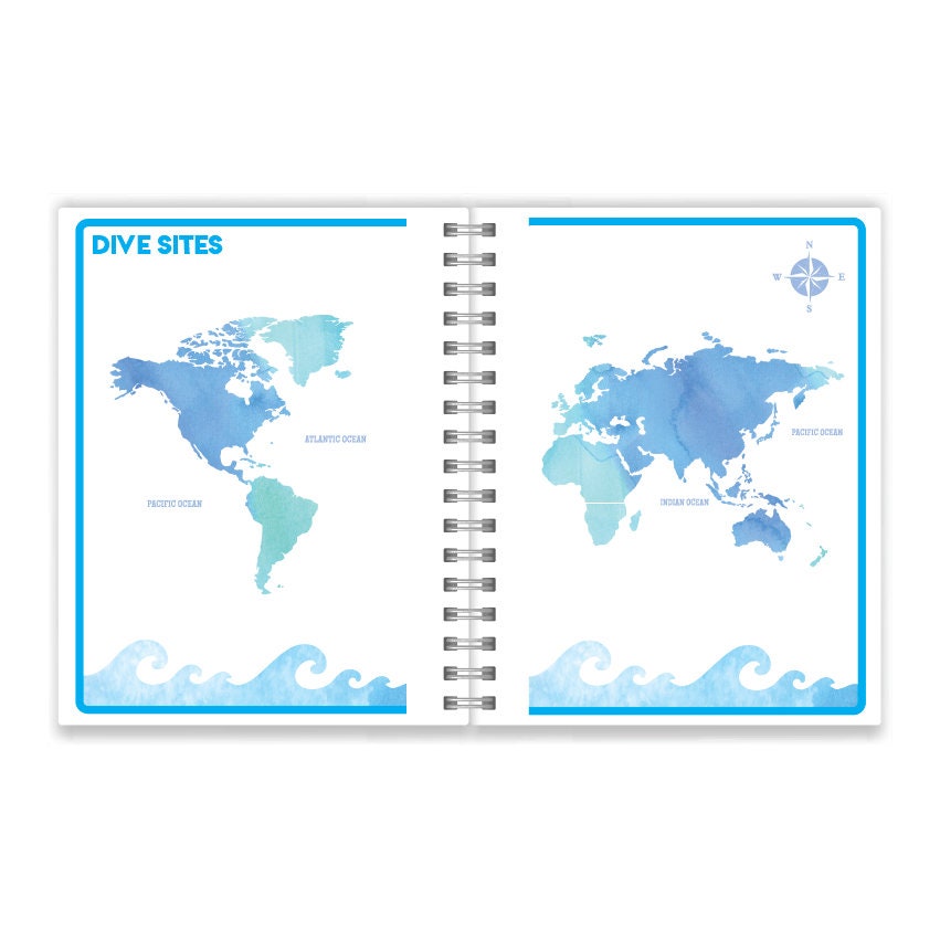 Custom Whaleshark Waterproof Dive Log - Etsy