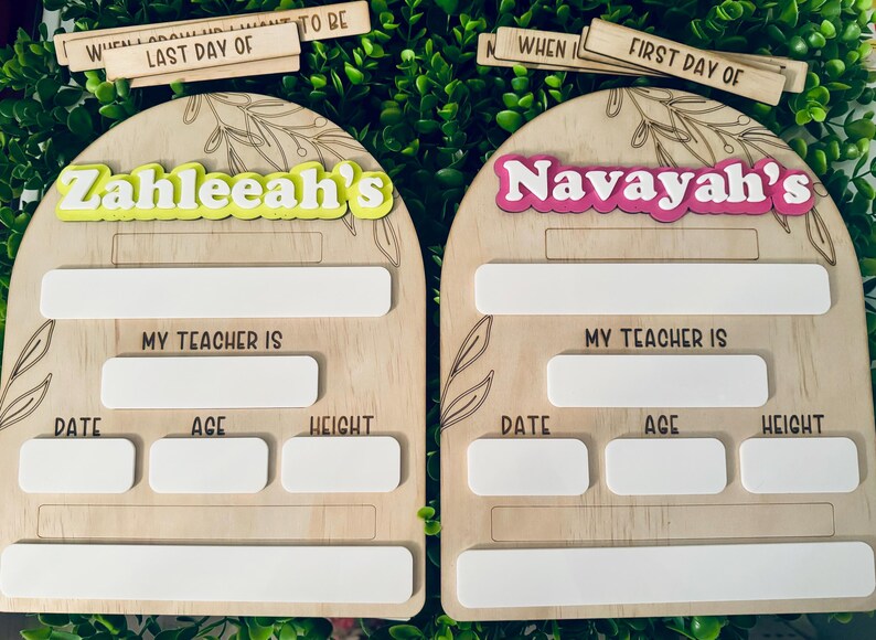 First / Last Day of School Sign | 3D Layered Back to School Sign ...
