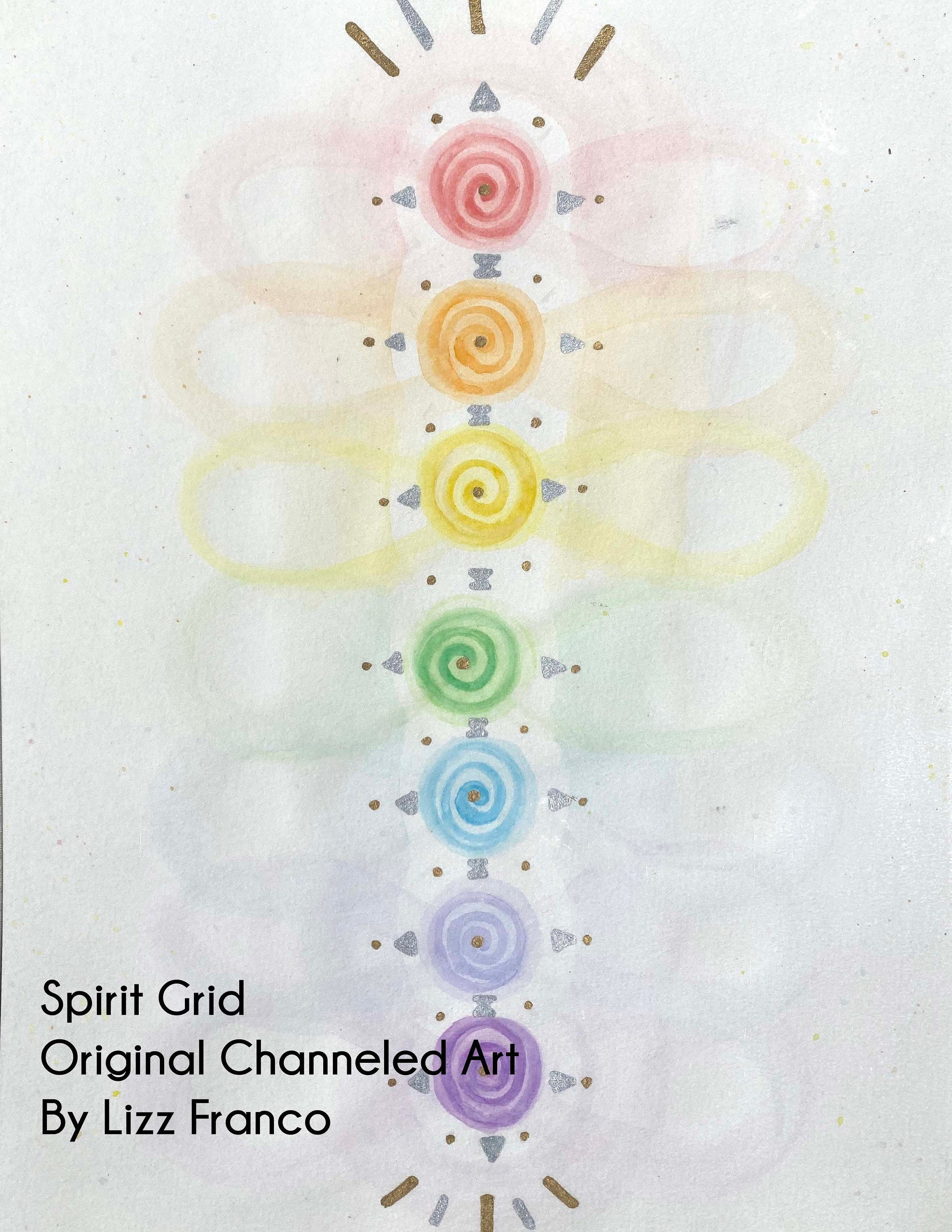 Chakra Clearing Grid Digital Print Gridwork Healing Tool | Etsy