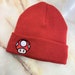 Nintendo Toad Power-up Mushroom Embroidered Beanie Hat, Super Mario ...