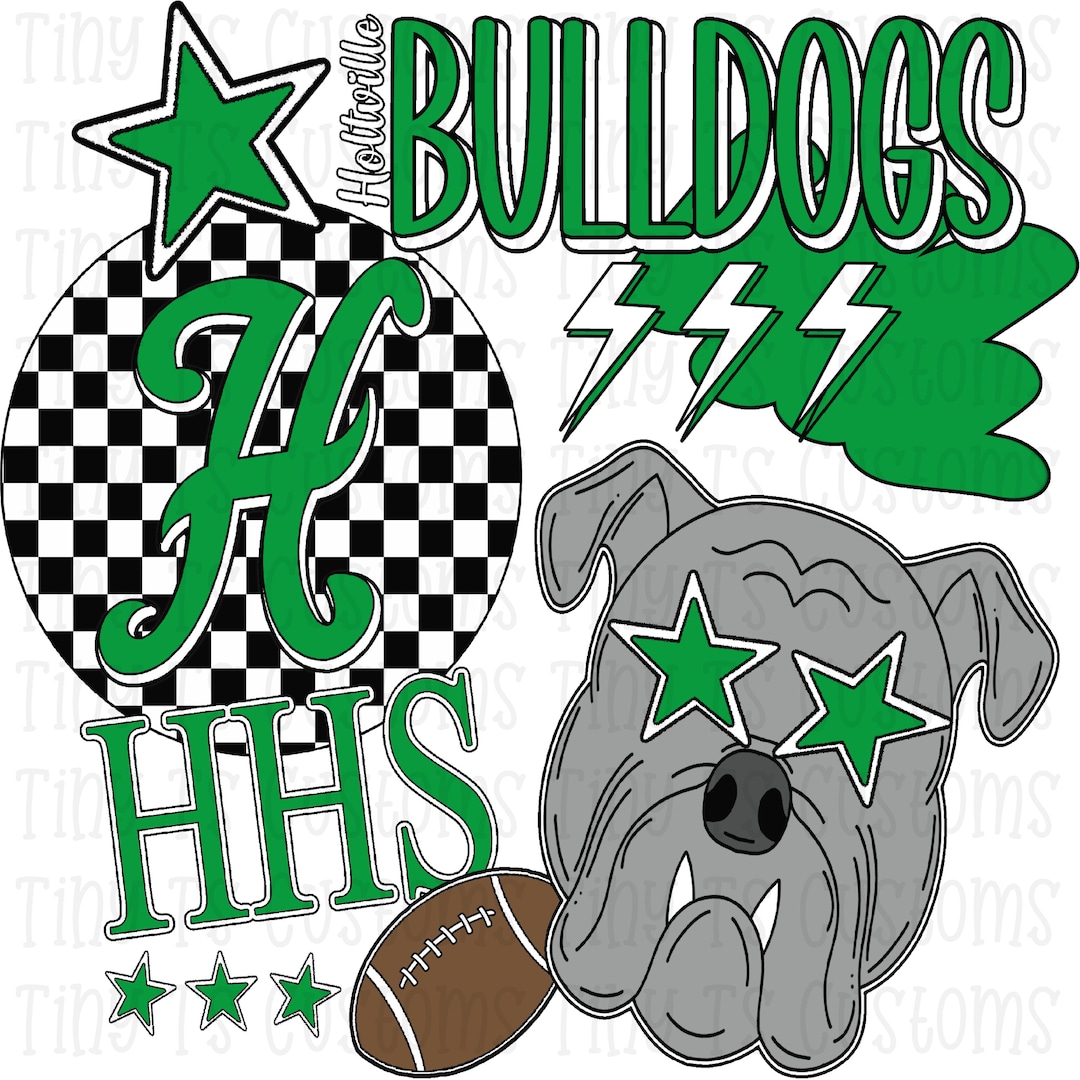 Holtville Bulldogs Png, Green Bulldogs PNG Digital File, Digital Prints ...