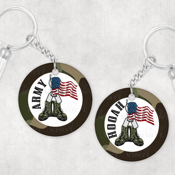 Army Keychain - Etsy