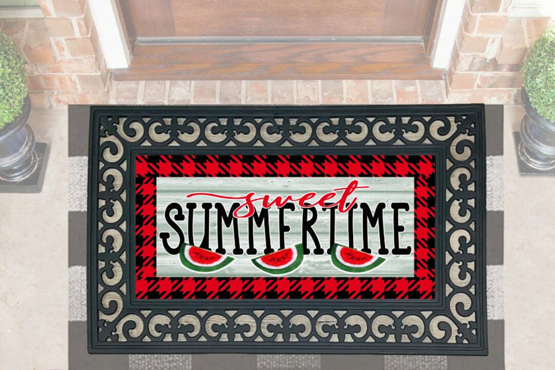 Sweet Summertime Doormat Insert Digital Design for Sublimation - Etsy