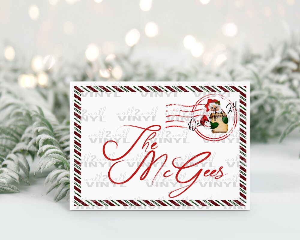 Santa Cam Letter and Envelope Designsdigital Design for Sublimation - Etsy