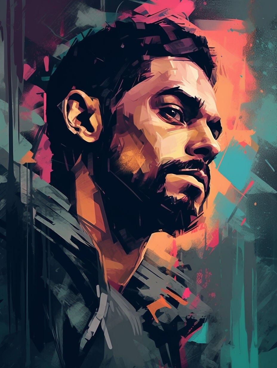 Digital Art Portrait Painting
