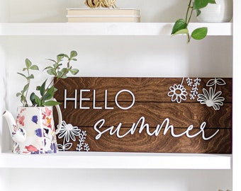 Happy Summer Sign - Etsy
