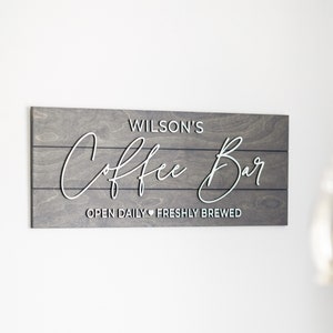 Coffee Bar Sign - Etsy