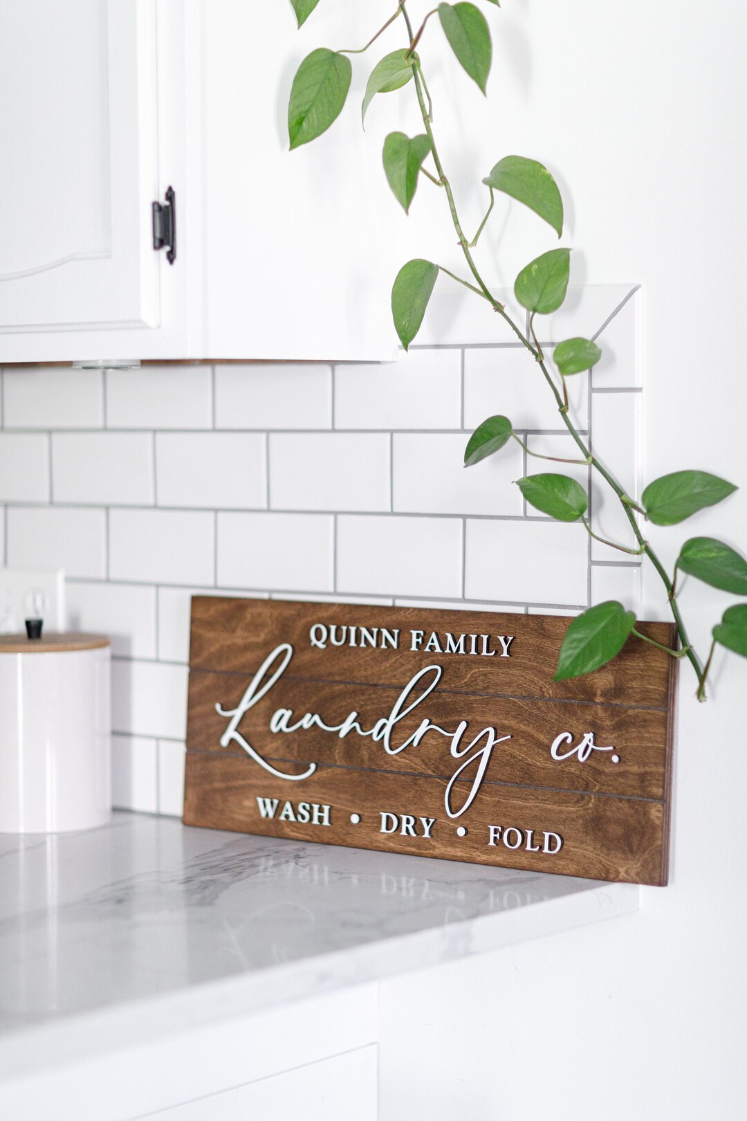 Laundry Sign, Custom Laundry Room Sign, Personalized Laundry Company ...