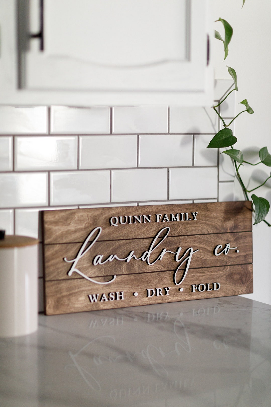 Laundry Sign, Custom Laundry Room Sign, Personalized Laundry Company ...