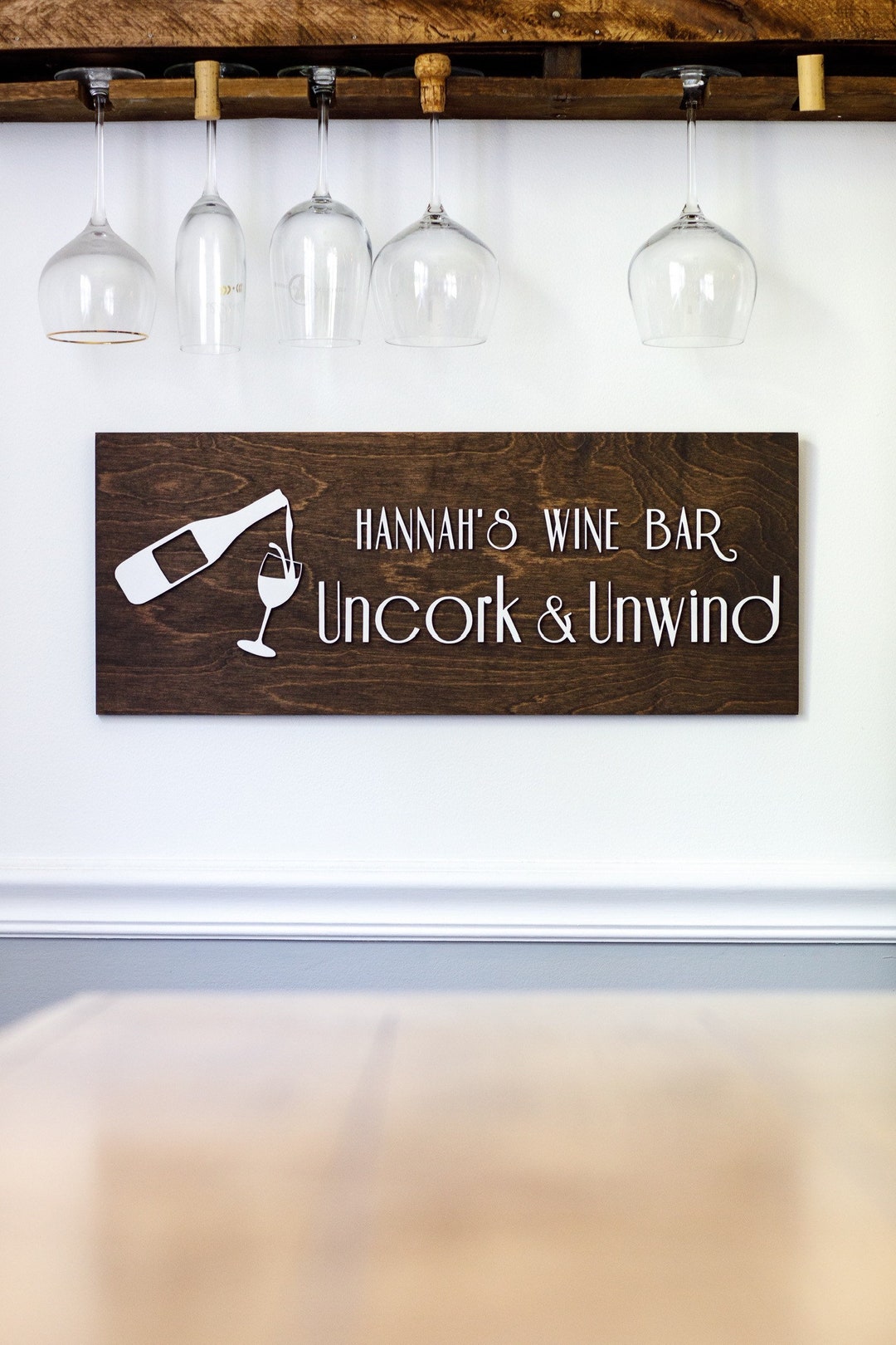 Pallet Sign Bar Sign Custom Wood Sign 3D Sign Personalized Gift Bar ...